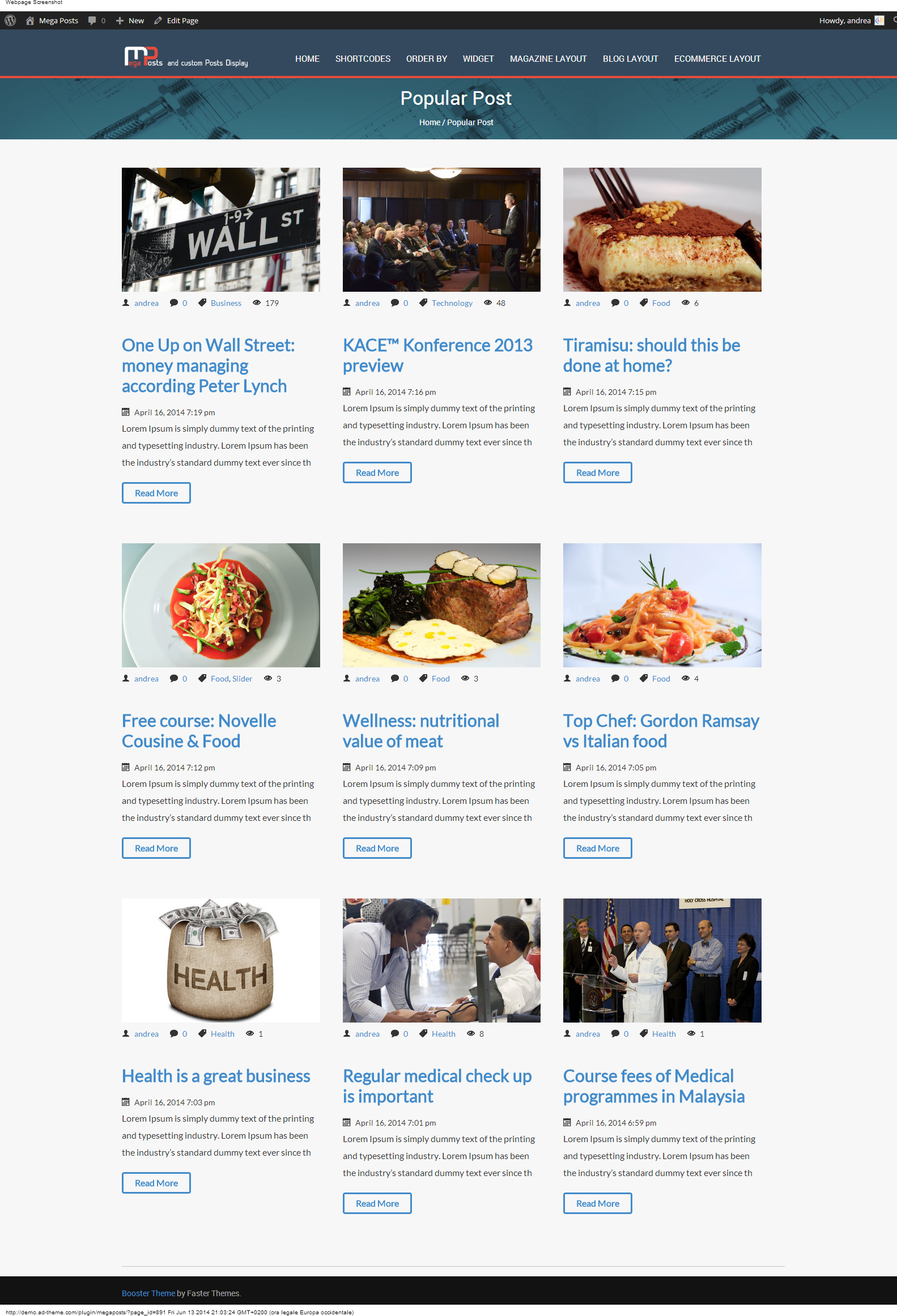 Mega Posts and Custom Posts Display WP Plugin by ad-theme | CodeCanyon